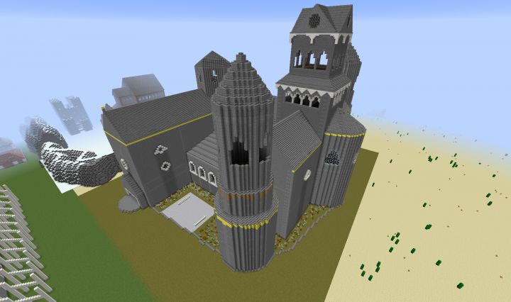 AoE-II Teutonic Wonder "Abbey of Maria Laach" Minecraft Map