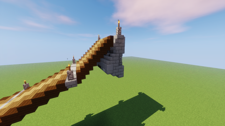 Suspension Bridge Minecraft Map