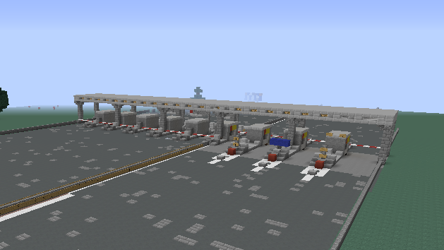 FreeWay Toll Station Minecraft Map