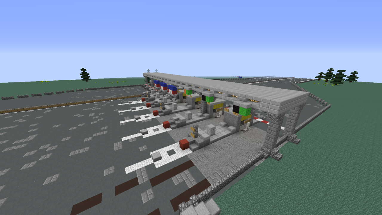 FreeWay Toll Station Minecraft Map