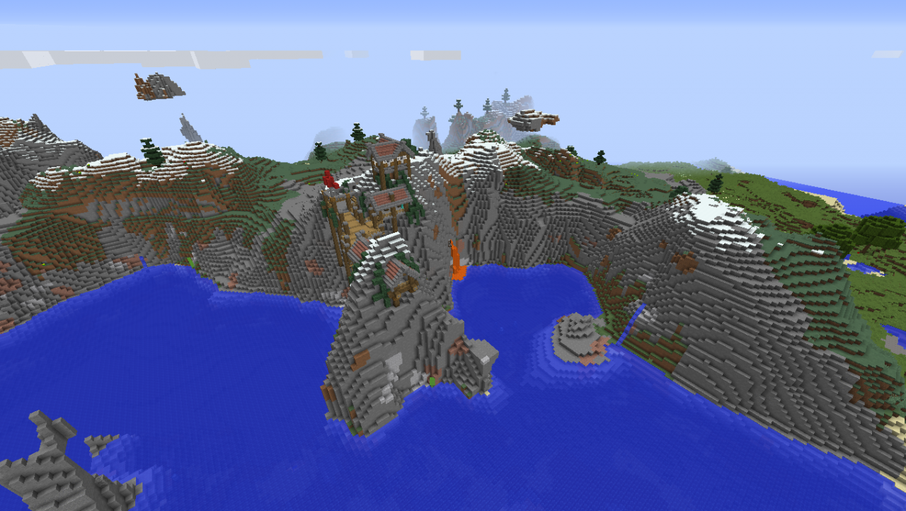 Mountain Village Minecraft Map