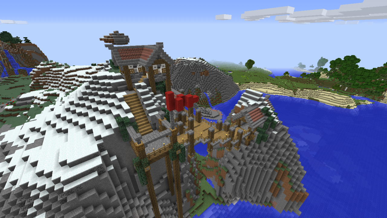 Mountain Village Minecraft Map