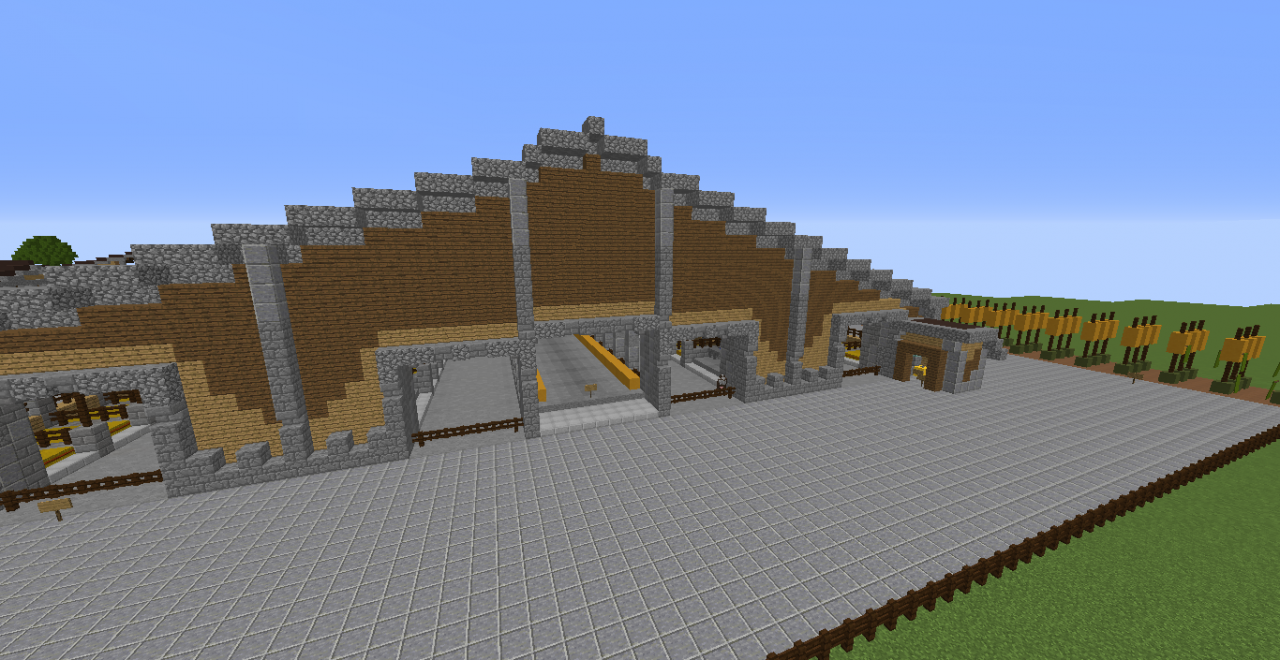 RLB Farm with redstone, cows and corn fields Minecraft Map