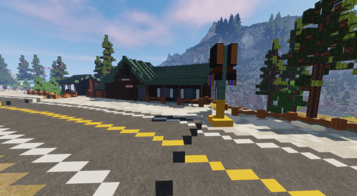 Town - Banks, Idaho - Idaho Map Project Minecraft Map