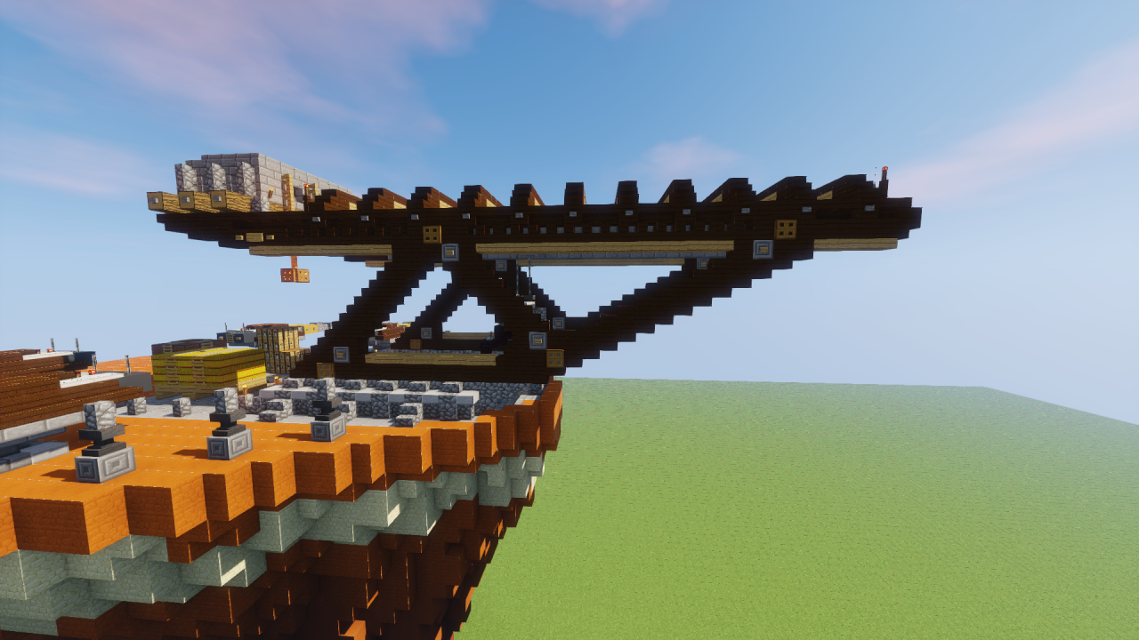 Steampunk Container Crane Minecraft Project