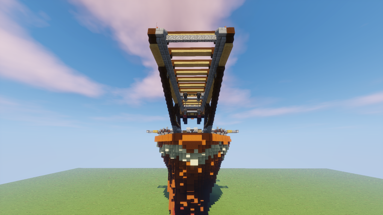 Steampunk Container Crane Minecraft Project