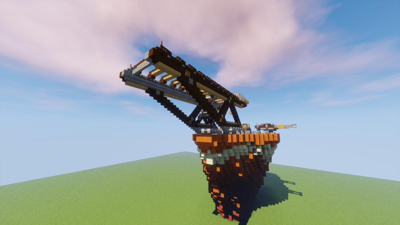 Steampunk Container Crane Minecraft Project
