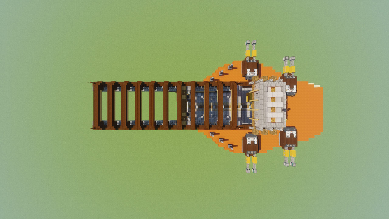 Steampunk Container Crane Minecraft Project