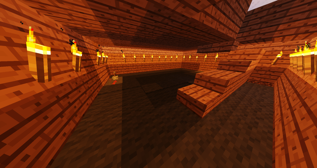 Modern House with secret basement house Minecraft Map