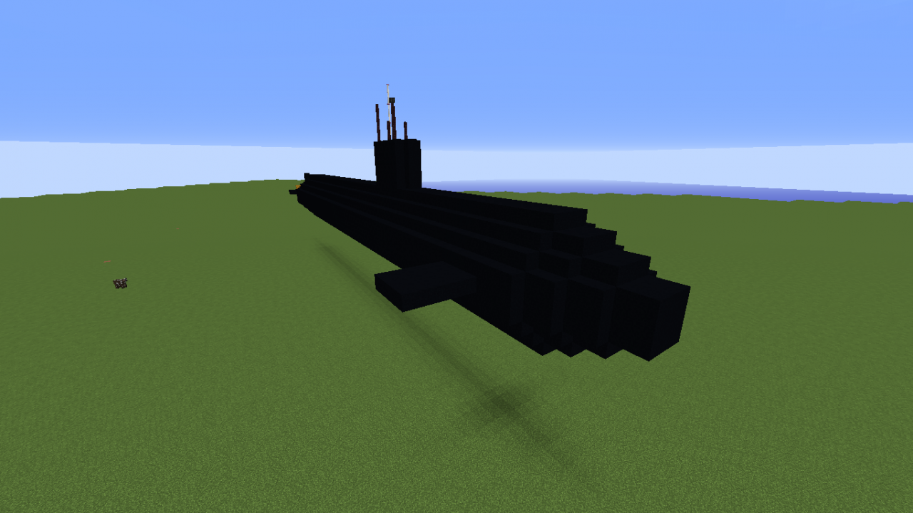 Military Submarine (exterior) Minecraft Map