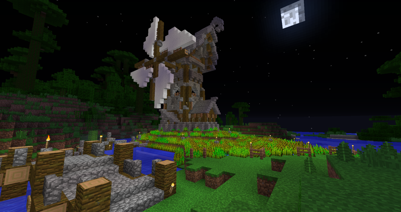 Medieval Mill Minecraft Map