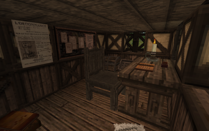 Medieval trading post Minecraft Map