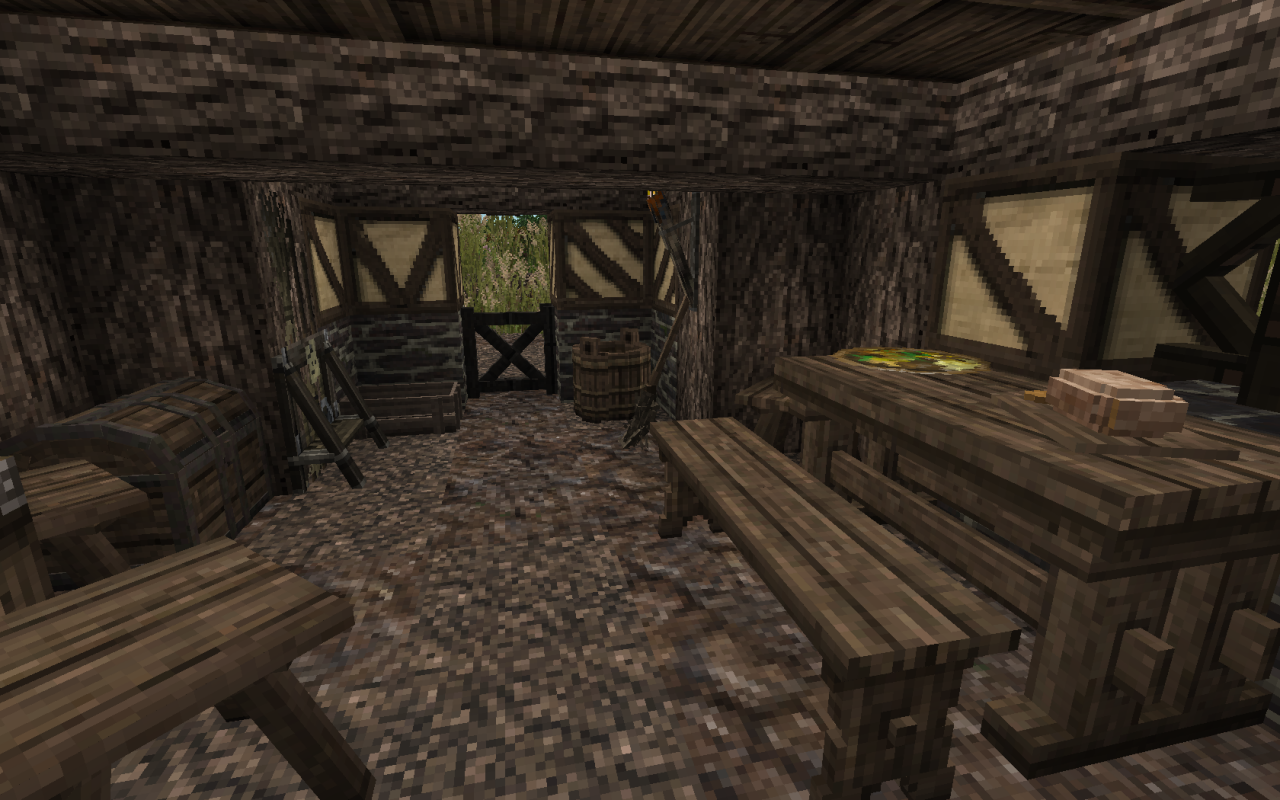 Medieval trading post Minecraft Map