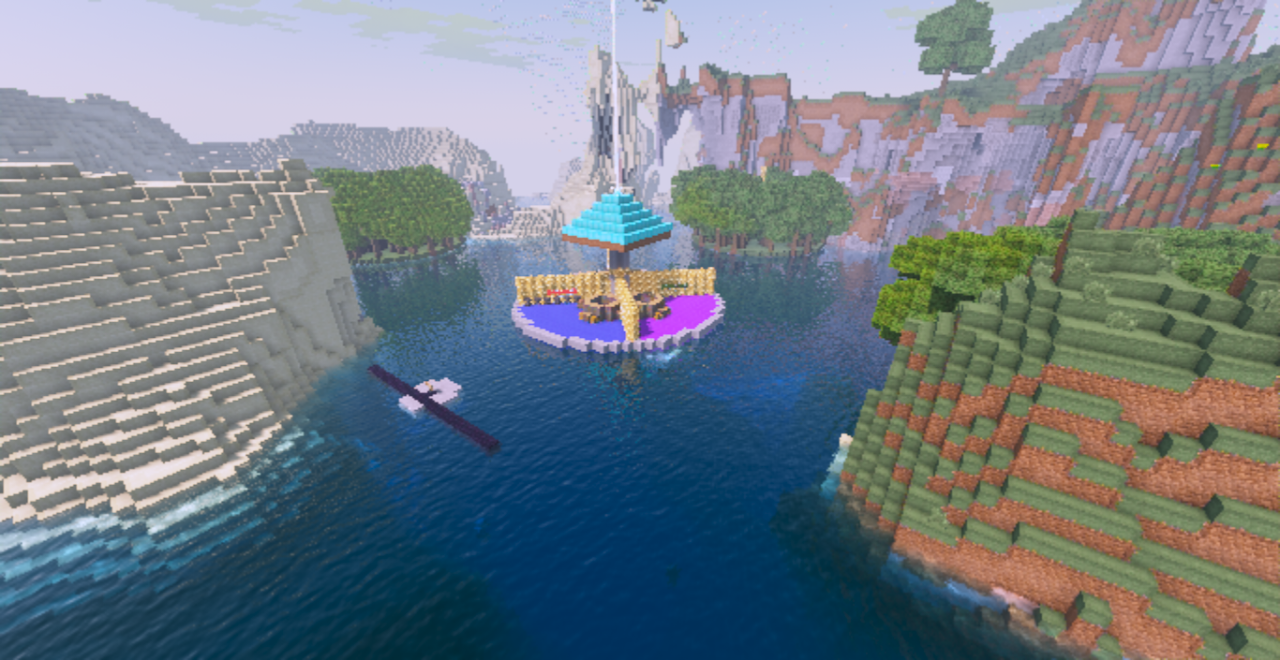 The 4 Team Battledome Minecraft Map