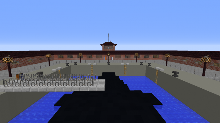Military Submarine base Minecraft Map