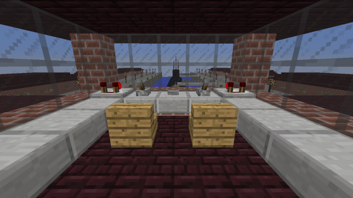 Military Submarine base Minecraft Map