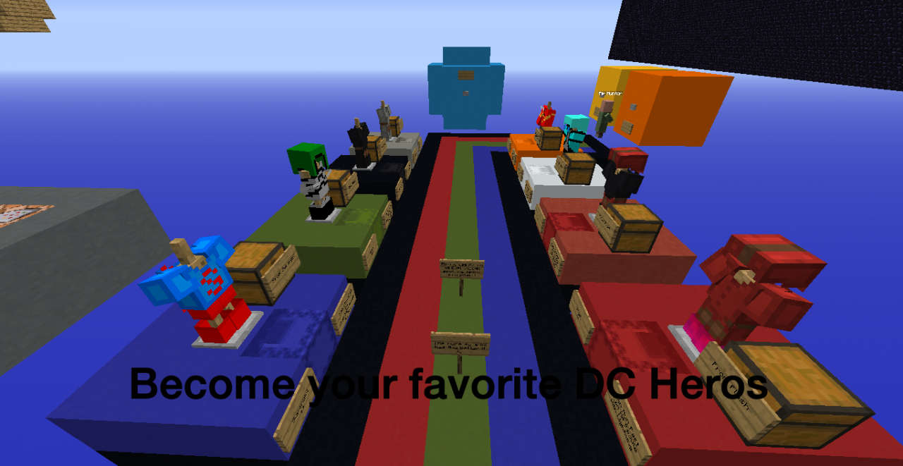 Burning DC Comics! Minecraft Map