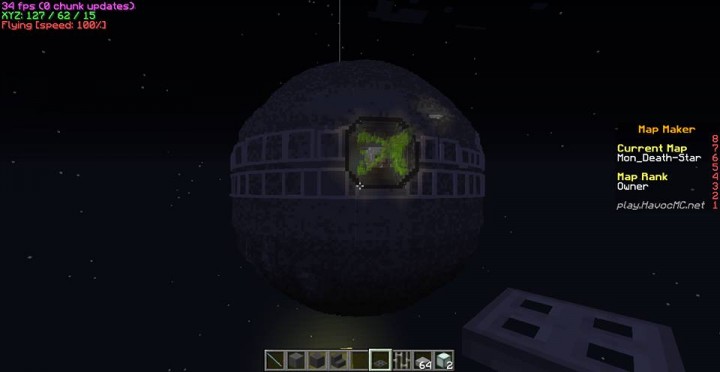 Death Star Minecraft Map