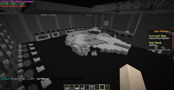 Death Star Minecraft Map