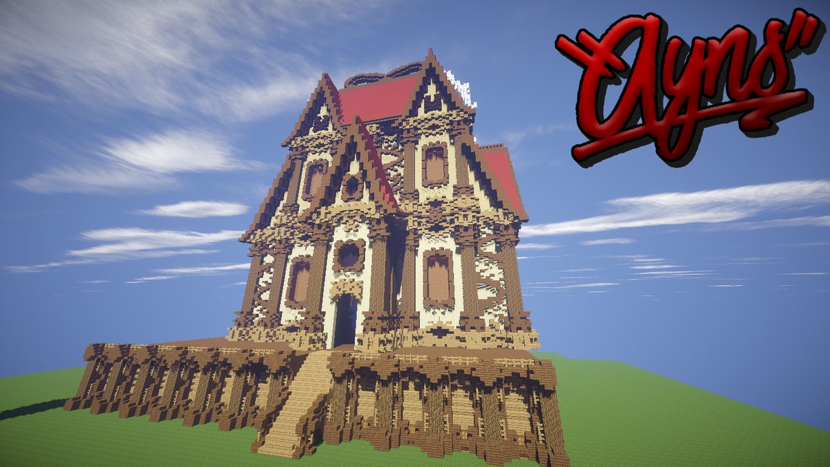 Mega build - house + train Minecraft Map