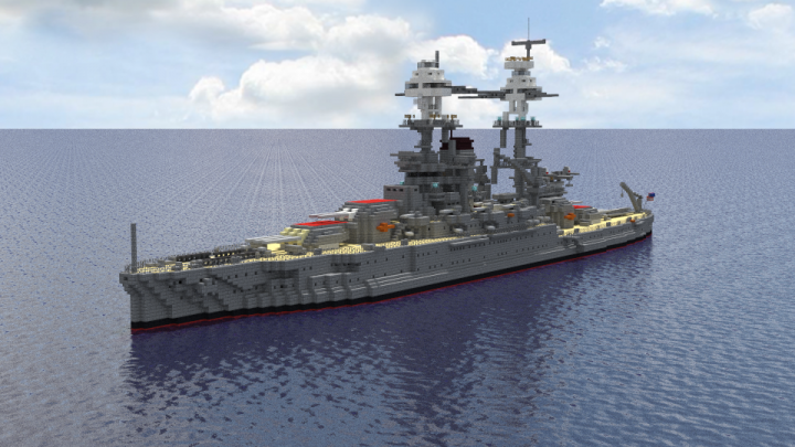 Nevada-class Battleship Minecraft Map
