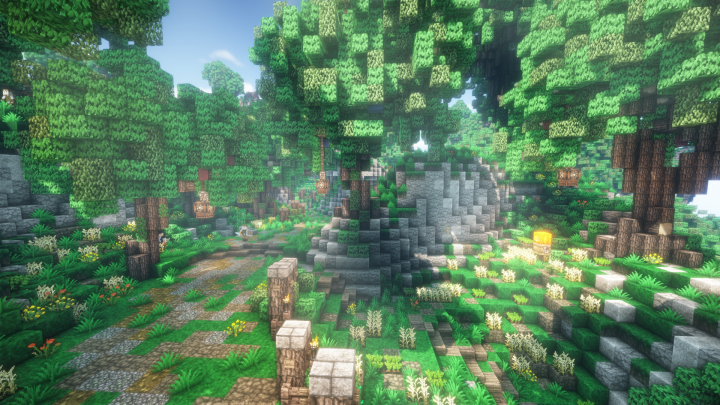 MysticRunes Gallery - Spring Meadow - road Minecraft Map