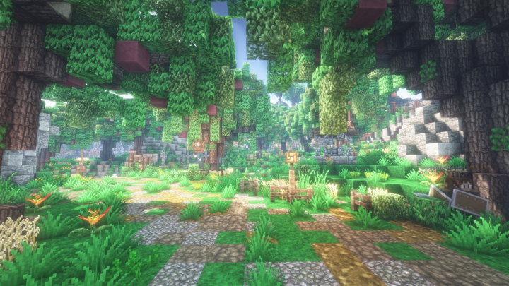 MysticRunes Gallery - Spring Meadow - road Minecraft Map