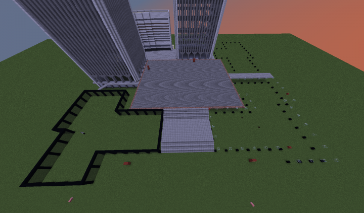 World Trade Center ALL BUILDINGS Minecraft Map