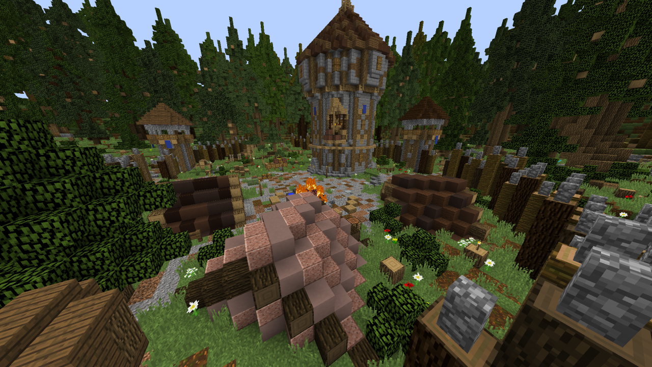 Medieval/Fantasy world concept Minecraft Map