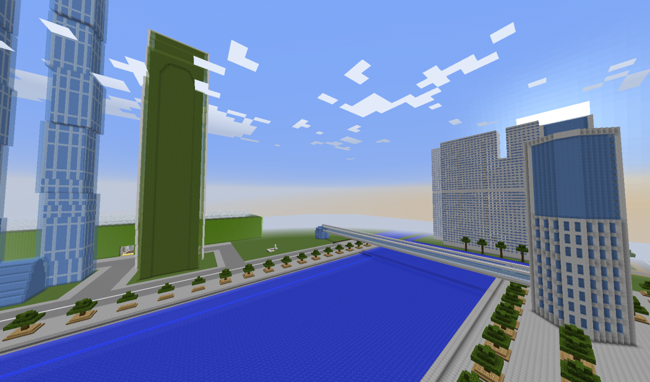 Huge Russian city with Moscow buildings Minecraft Map