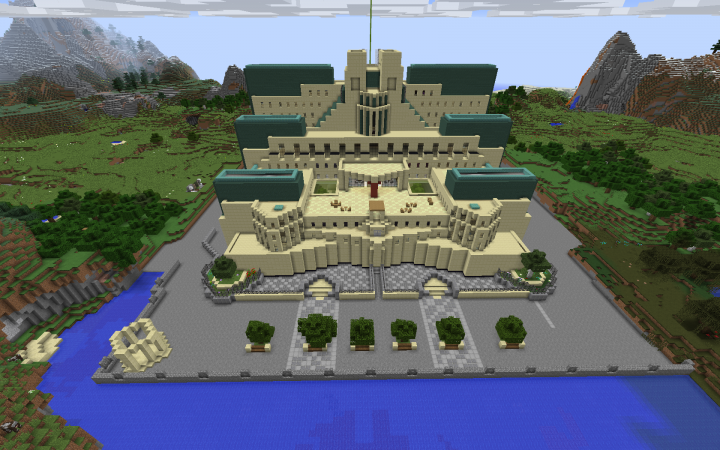 MI6 Building in London - inside and out Minecraft Map