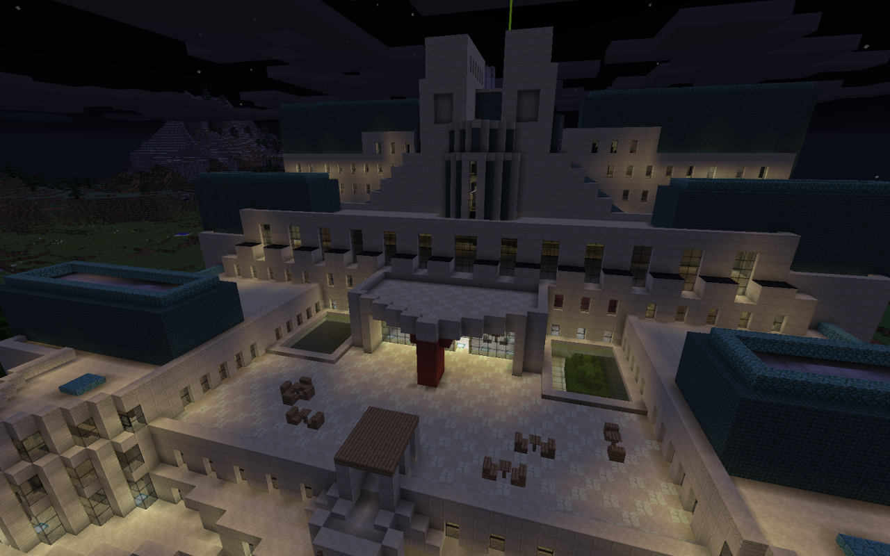 MI6 Building in London - inside and out Minecraft Map