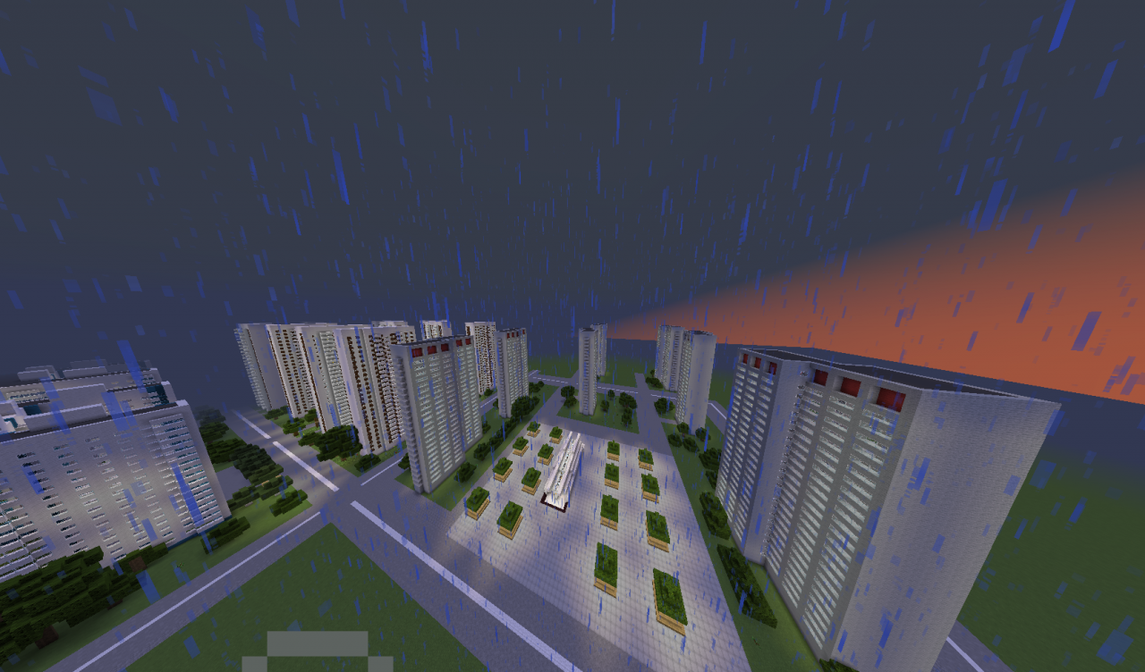 Huge Russian city with Moscow buildings Minecraft Map