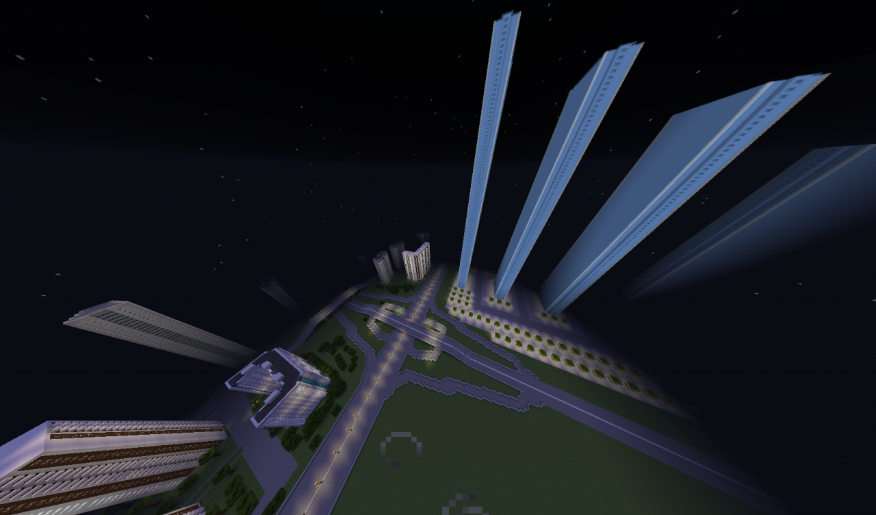 Huge Russian city with Moscow buildings Minecraft Map