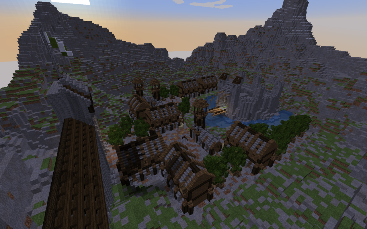 Spawn area for an upcoming server! Minecraft Map