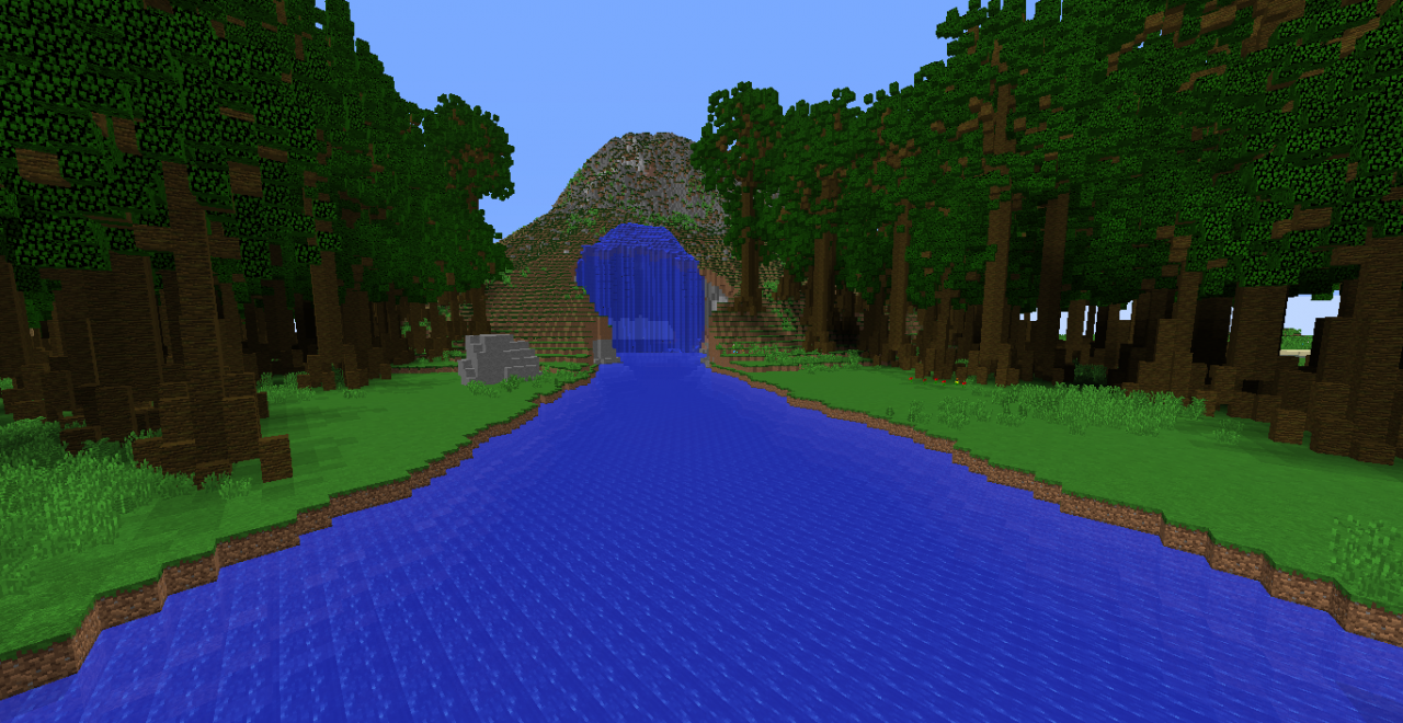 Creative Epic Tropical Island with Waterfalls, Volcanoes, and Custom ...