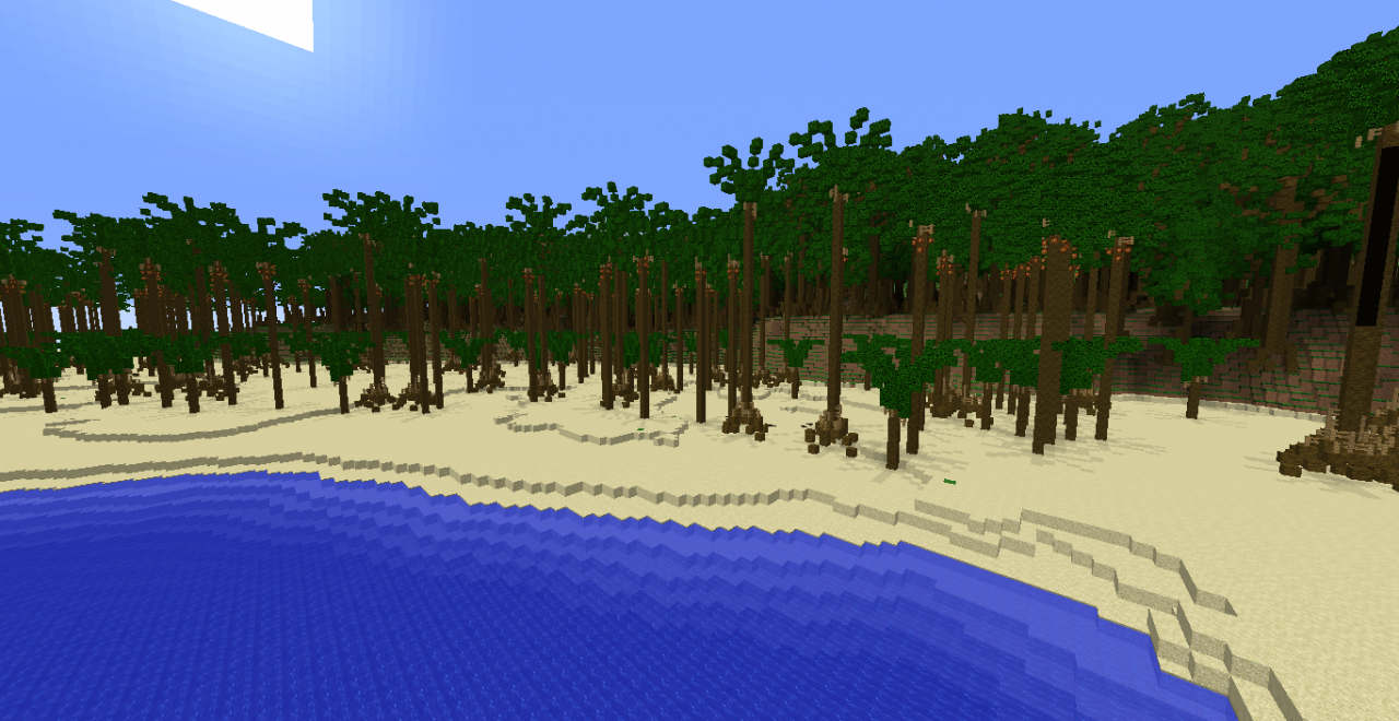 Creative Epic Tropical Island with Waterfalls, Volcanoes, and Custom ...