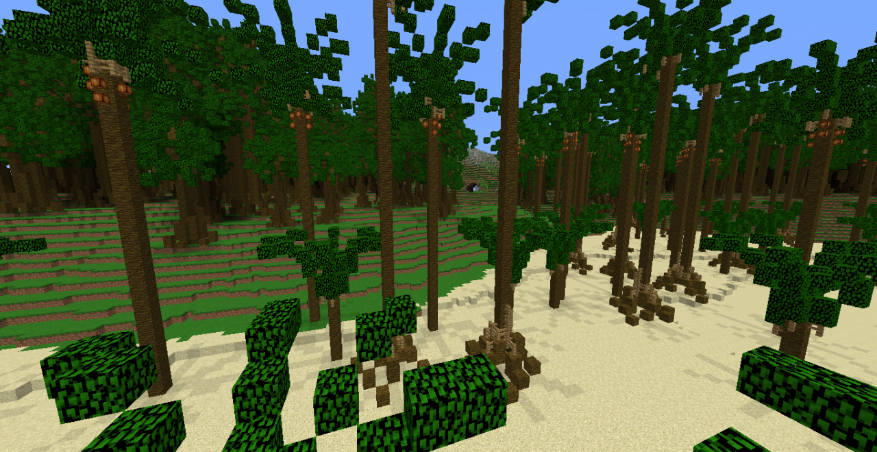 Creative Epic Tropical Island with Waterfalls, Volcanoes, and Custom ...