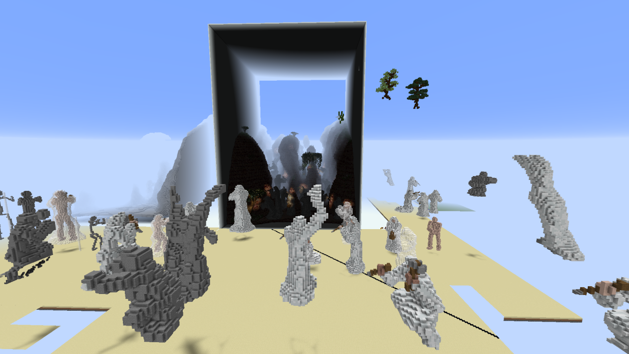 Waterfall of monks (333 subscribers yay) Minecraft Map