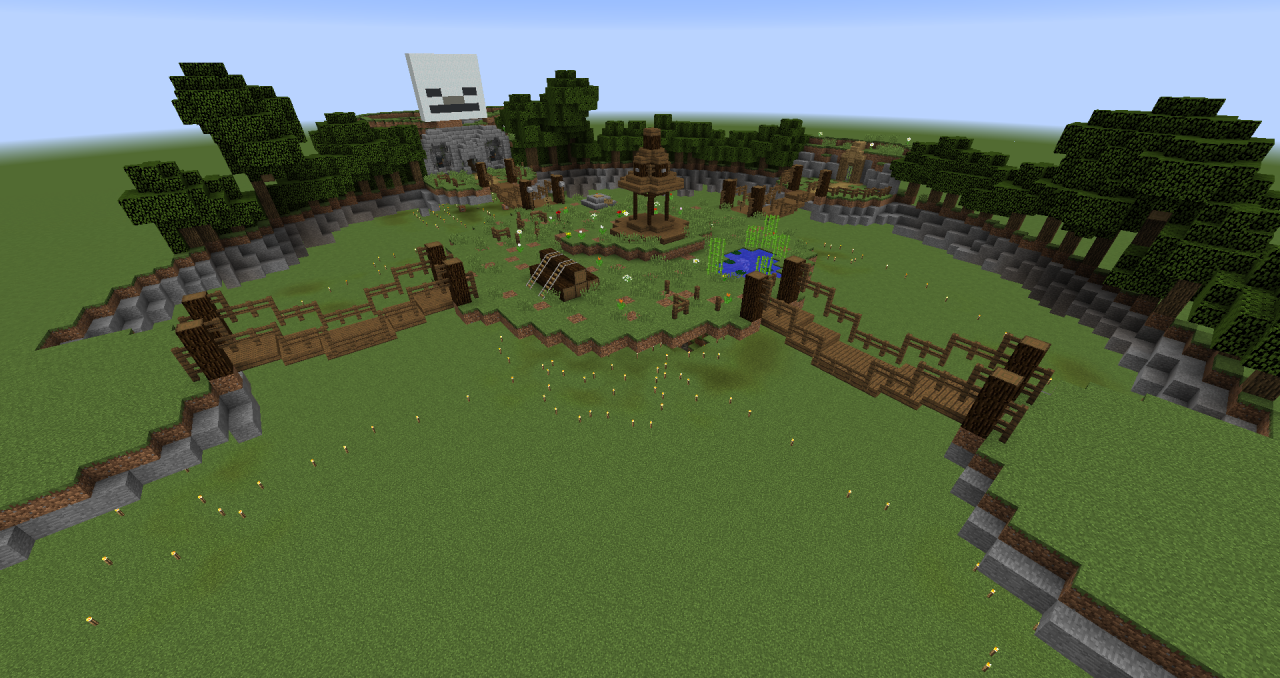 Four Worlds, a level based adventure map. (WIP) Minecraft Map