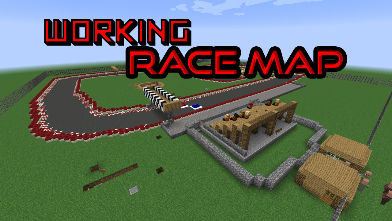 Race Map (CO-OP, custom textures!) Minecraft Map
