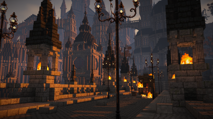 Dark fantasy Minecraft Map