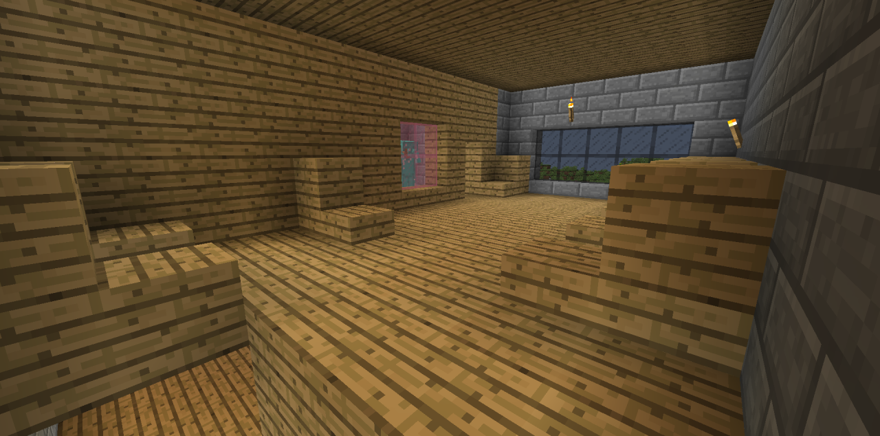 the cool modern house Minecraft Map