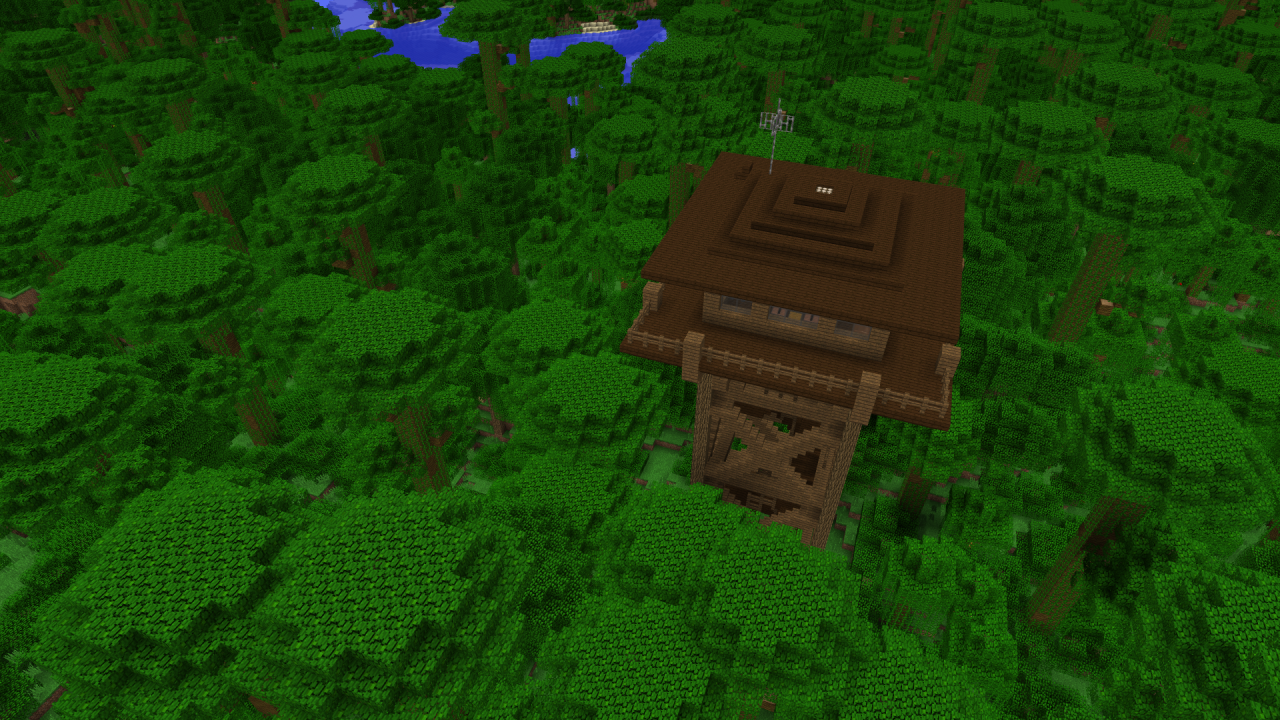 Forest Fire Lookout Tower Minecraft Map