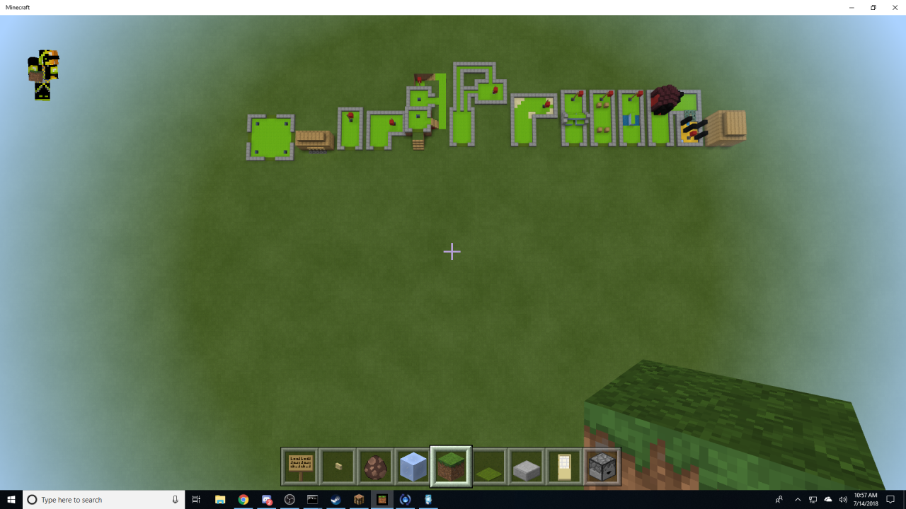 Bedrock Edition Minigolf Course Part 1 Minecraft Map