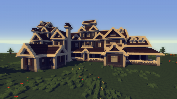 Colonial mansion Minecraft Map