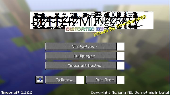 Distorted Minecraft Texture Pack