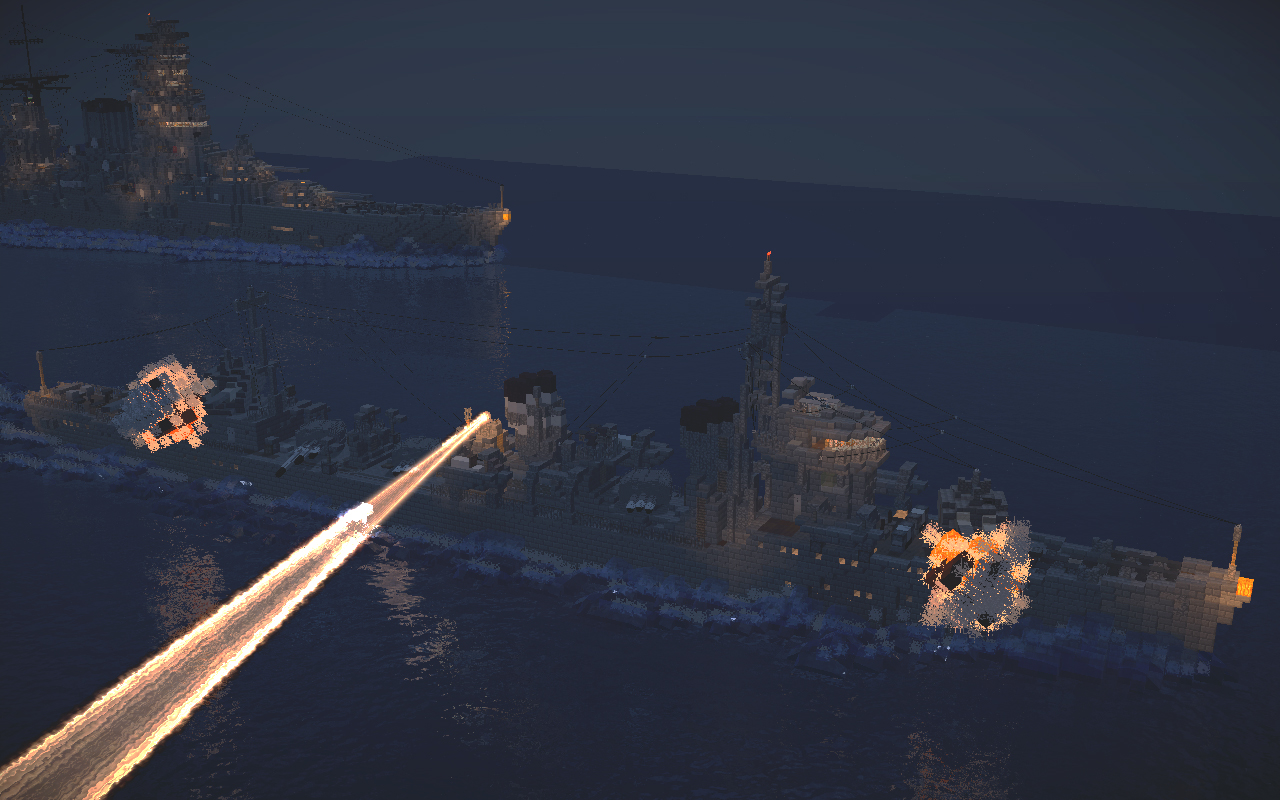 Fubuki-class destroyer "Fubuki" Minecraft Map