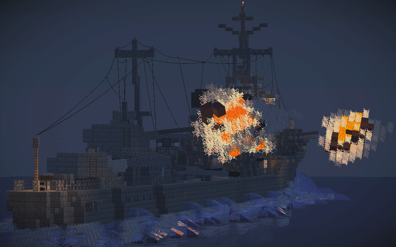 Fubuki-class destroyer "Fubuki" Minecraft Map