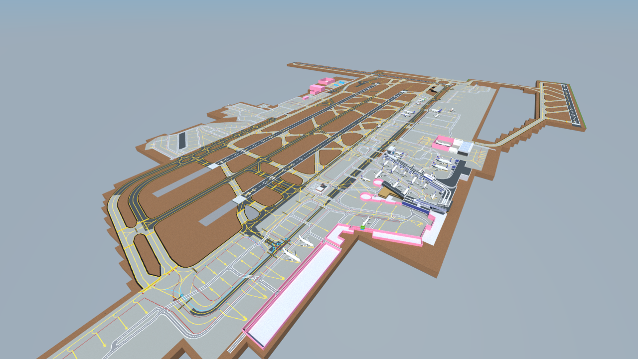 Frankfurt Airport, EDDF Minecraft Map